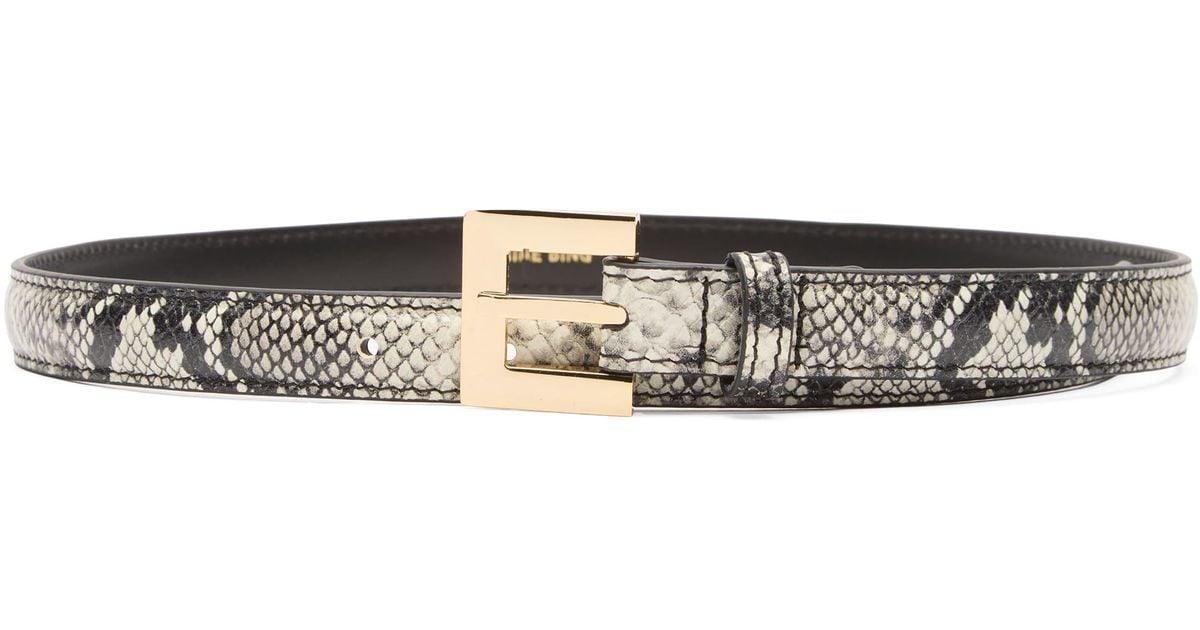 Anine Bing Nicola Belt in Metallic | Lyst UK