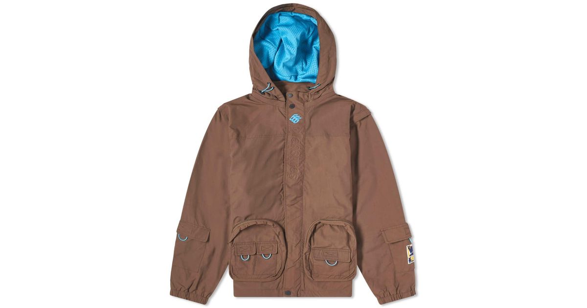 Pleasures X 555 Triple Modular Jacket in Brown for Men | Lyst