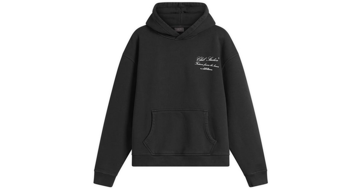 Club 1984 La Studio Hoodie in Black for Men | Lyst UK