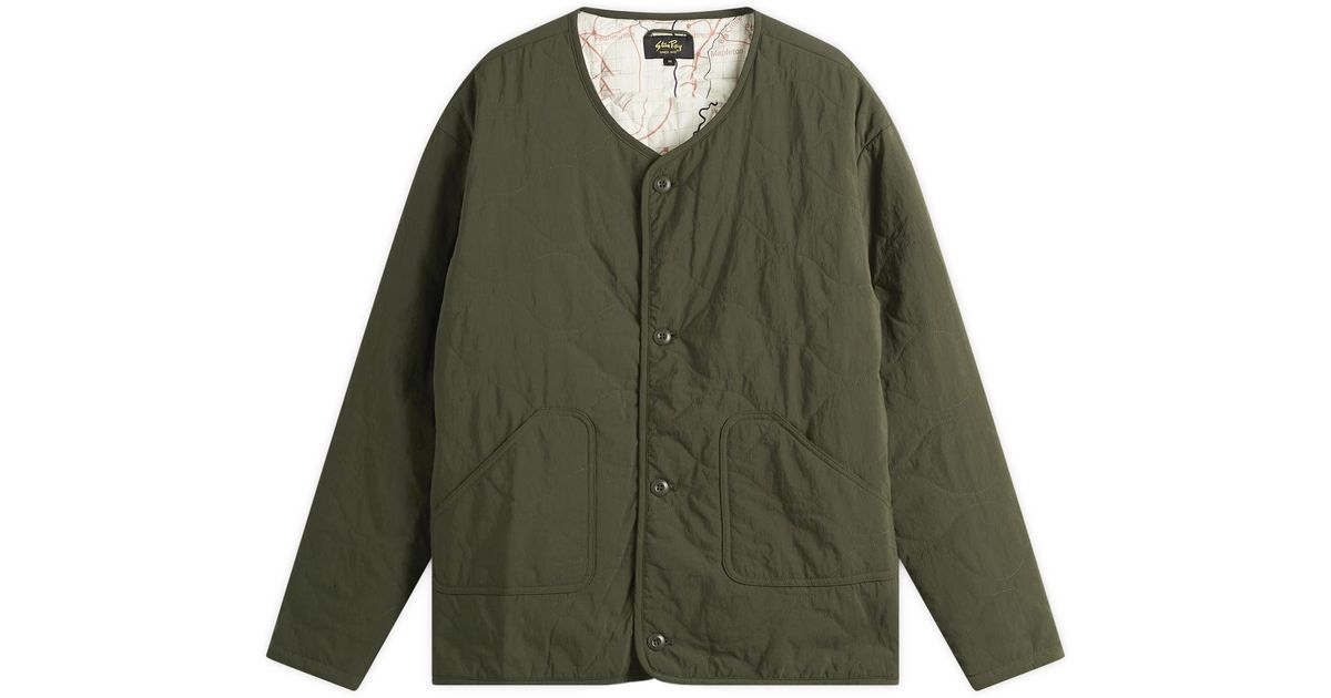 Stan Ray Quilted Liner Jacket in Green for Men | Lyst UK