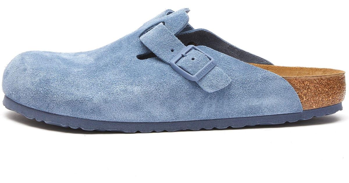 Birkenstock Boston Clog in Blue | Lyst