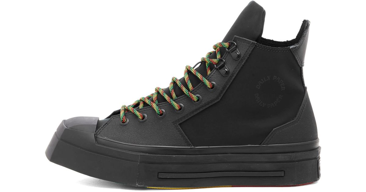 Converse X Daily Paper De Luxe Sqr in Black | Lyst