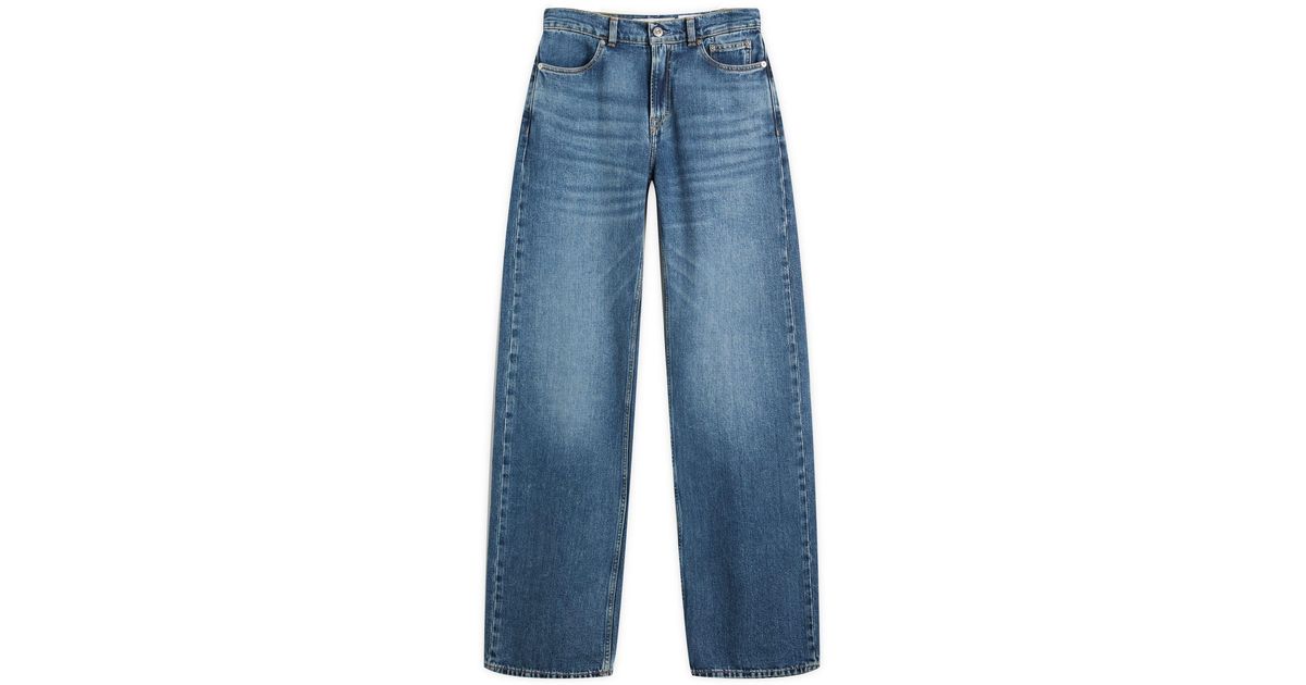 Our Legacy Wata Cut Baggy Jeans in Blue | Lyst
