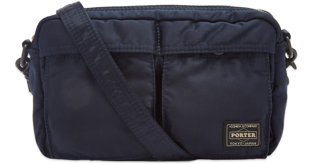 Porter-Yoshida and Co Tanker Shoulder Bag in Blue | Lyst