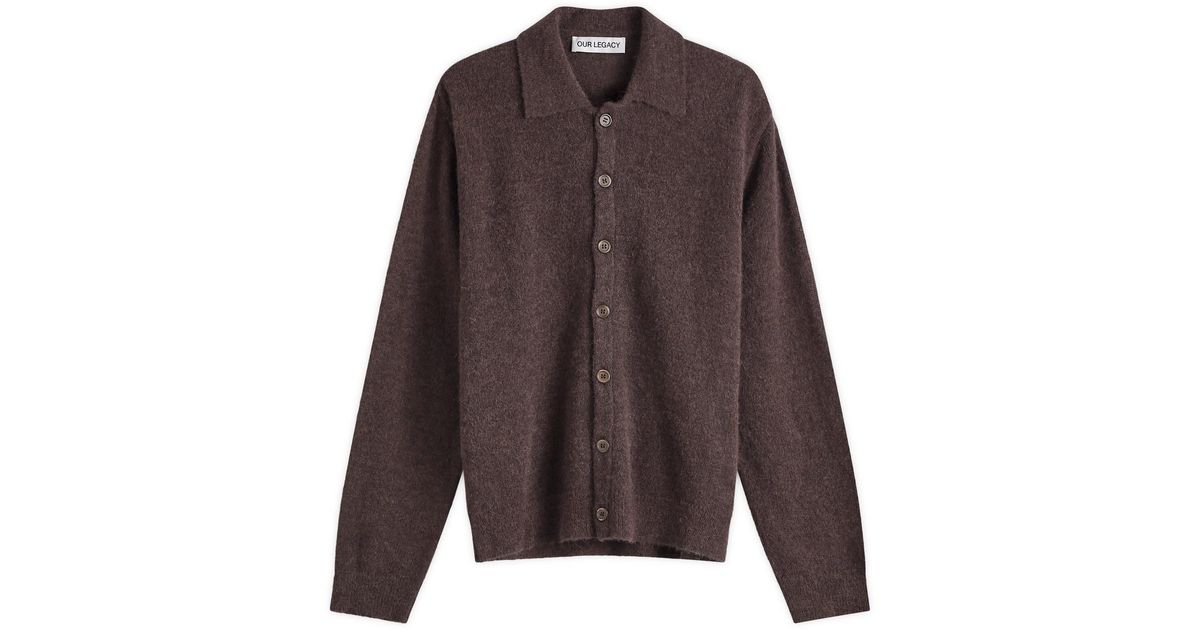 Our Legacy Alpaca Evening Polo in Brown for Men | Lyst Our Legacy Alpaca Evening Polo in Brown for Men | Lyst