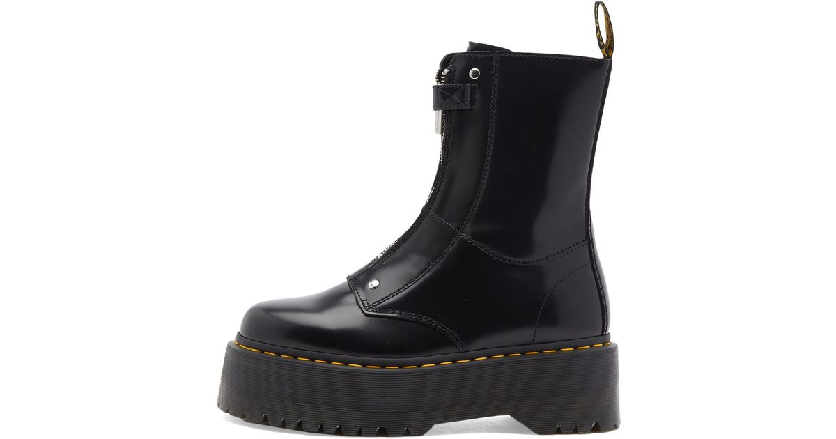Dr. Martens Jetta Hi Max Boots in Black | Lyst