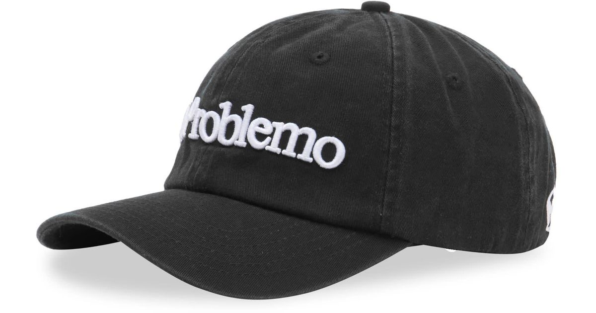 No Problemo Logo Cap in Black for Men | Lyst UK
