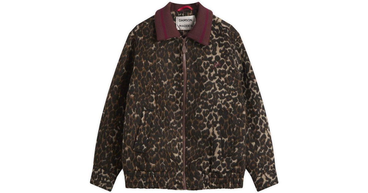 Damson Madder Pixie Bomber Jacket in Brown | Lyst UK