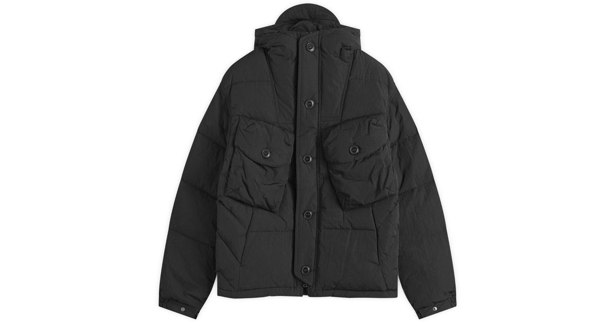 FRIZMWORKS Smock Hooded Jacket in Black for Men | Lyst