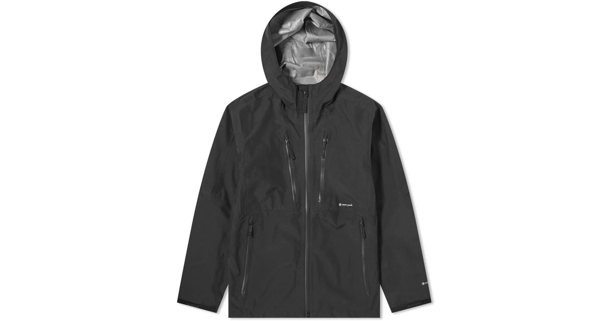 Snow Peak Gore-Tex Rain Jacket in Black for Men | Lyst UK