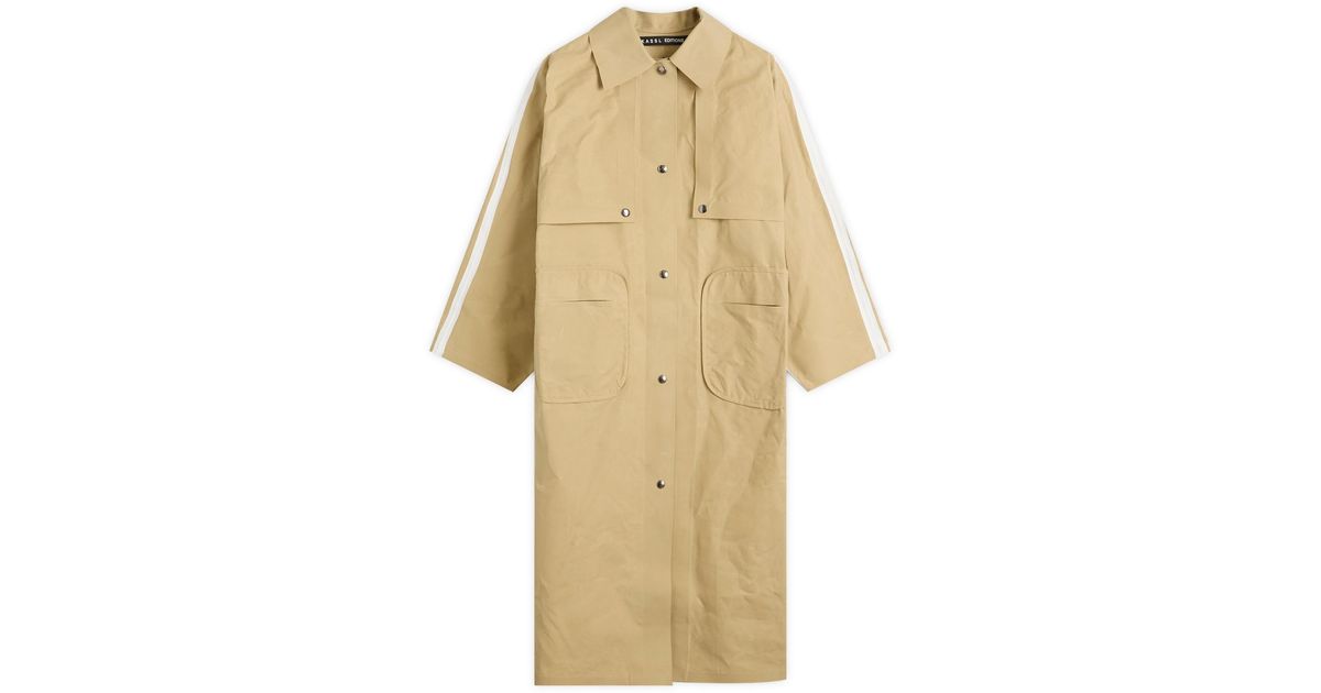 Kassl Inside Out Long Jacket in Natural | Lyst