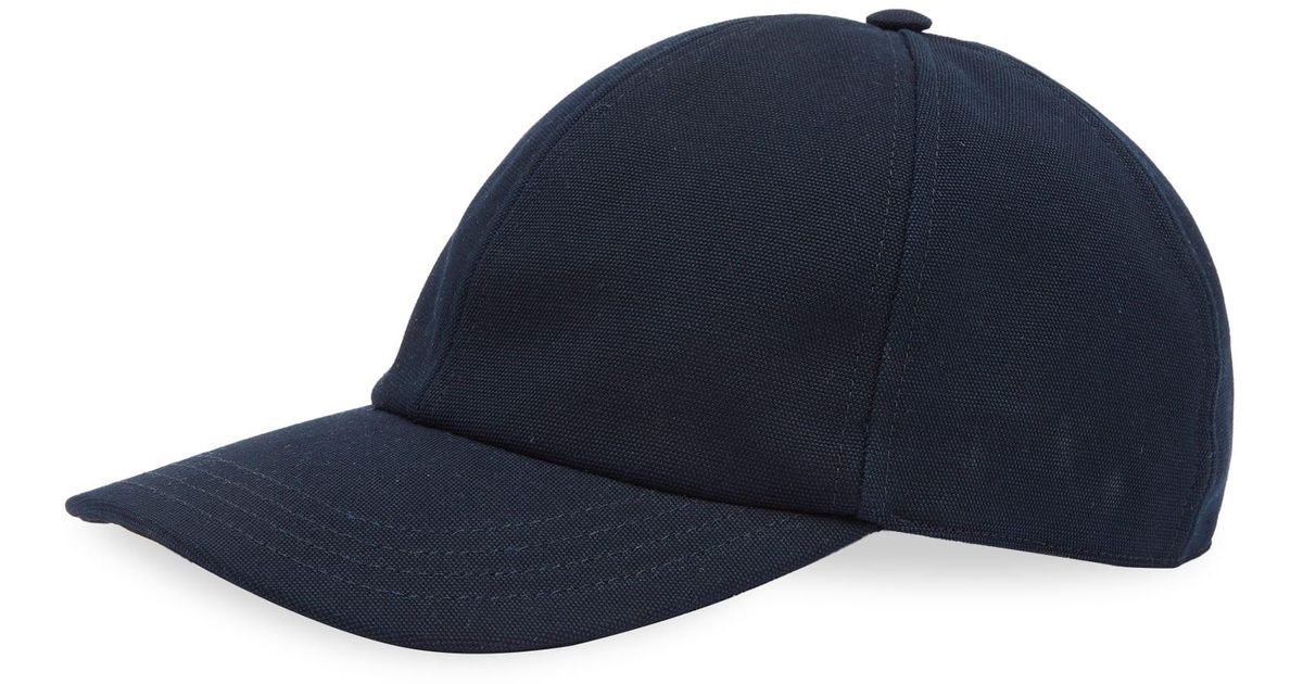 Gucci Frame Logo Cap in Blue for Men | Lyst