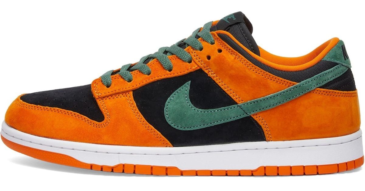 Nike Dunk Low Sp Sneaker in Orange | Lyst