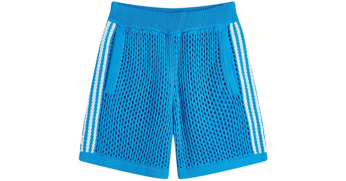 adidas Clot Crochet By Ec Shorts in Blue | Lyst