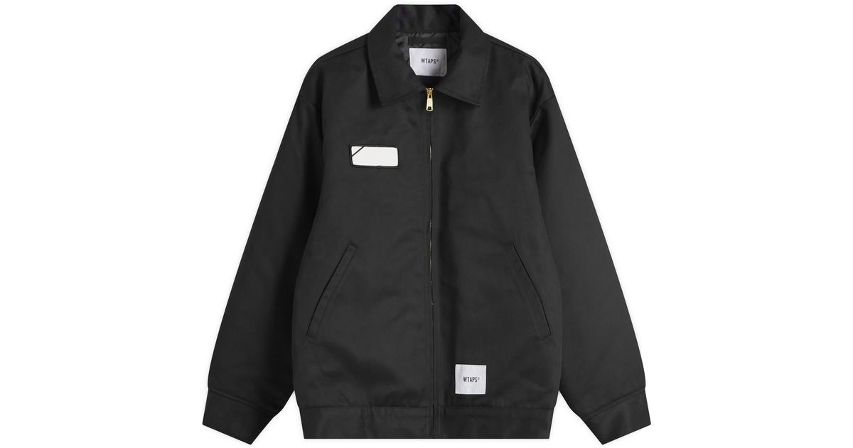 WTAPS 16 Quilted Work Jacket in Black for Men | Lyst