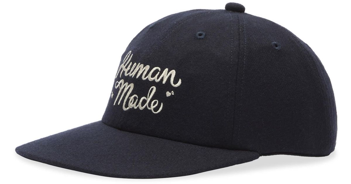 Human Made Wool 6 Panel Cap in Blue for Men | Lyst