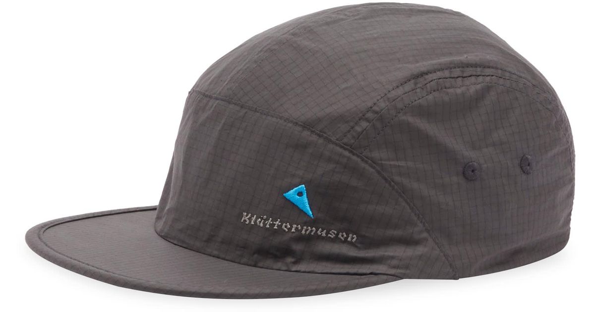 Klättermusen Ansur Five Panel Cap in Gray for Men | Lyst