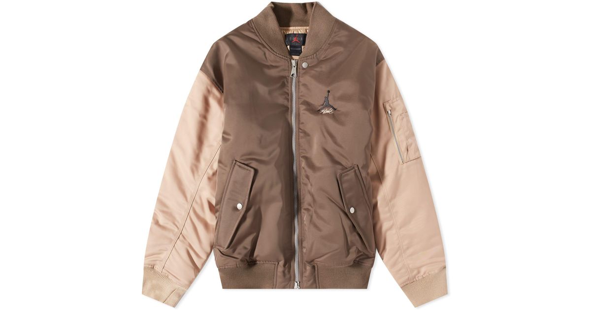 Nike Air Jordan Essential Statement Renegade Jacket in Brown for Men | Lyst Nike Air Jordan Essential Statement Renegade Jacket in Brown for Men | Lyst