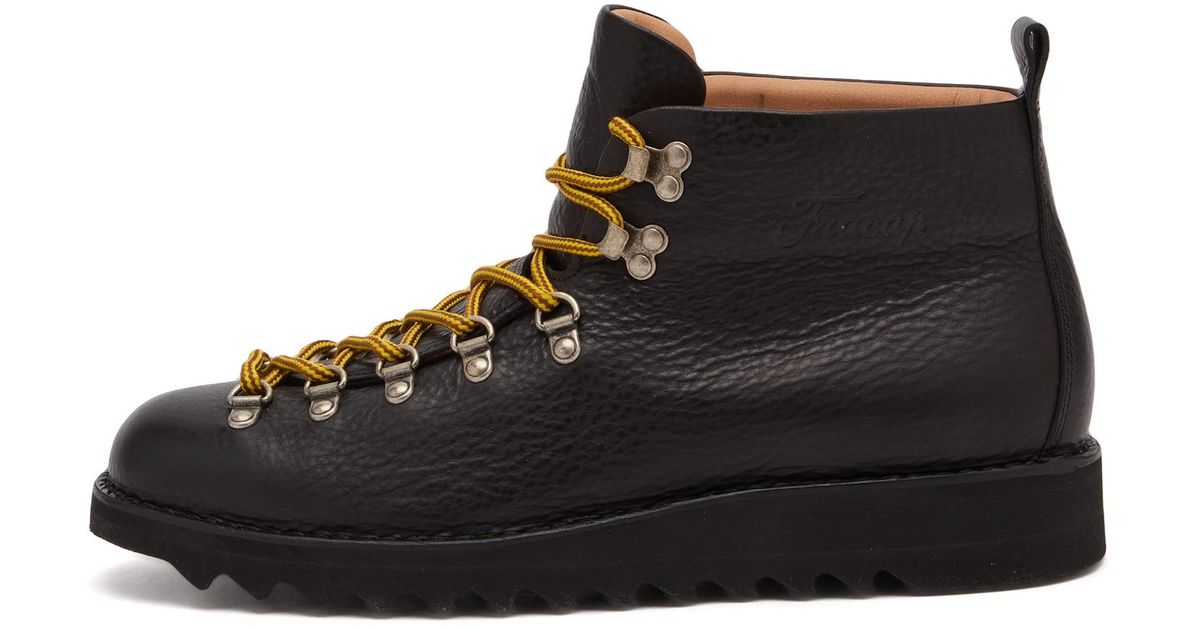 Fracap M120 Ripple Sole Scarponcino Boot in Black for Men | Lyst