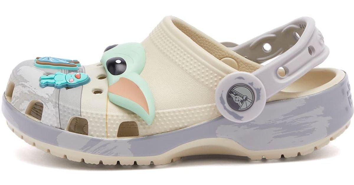 Crocs™ X Star Wars Grogu Classic Clog in White | Lyst