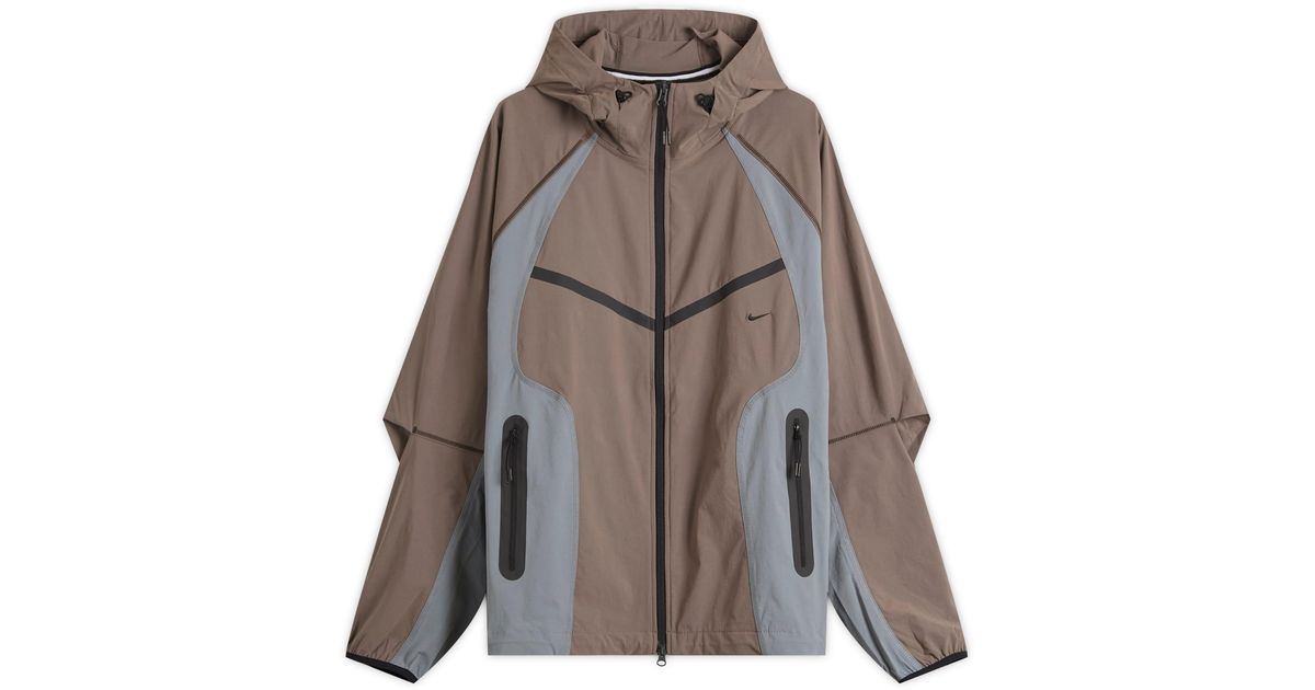 Nike Tech Woven Pro Jacket in Grey for Men | Lyst UK