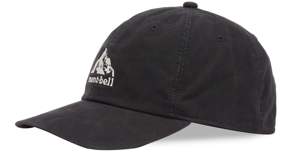 Montbell Washed Out Cap in Black for Men | Lyst UK