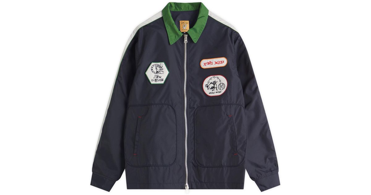 Brain Dead Meltdown Racing Jacket in Blue for Men | Lyst