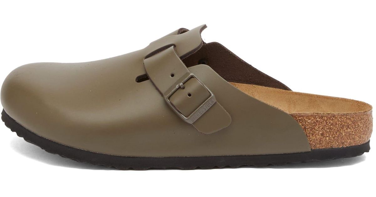Birkenstock Boston Clog in Brown for Men | Lyst