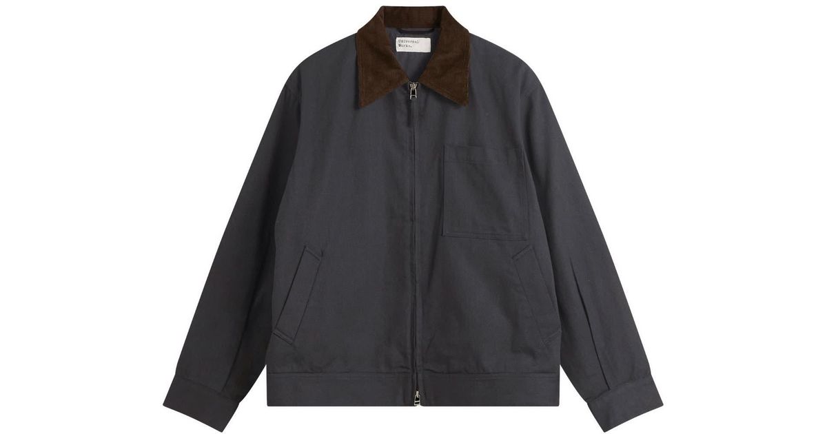 Universal Works Presented By End. Rose Bowl Jacket in Black for Men | Lyst