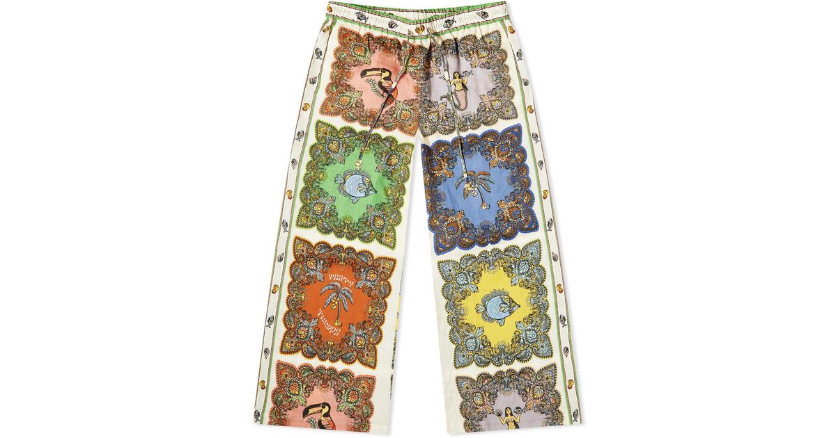 ALÉMAIS Trippy Troppo Pant in Yellow | Lyst