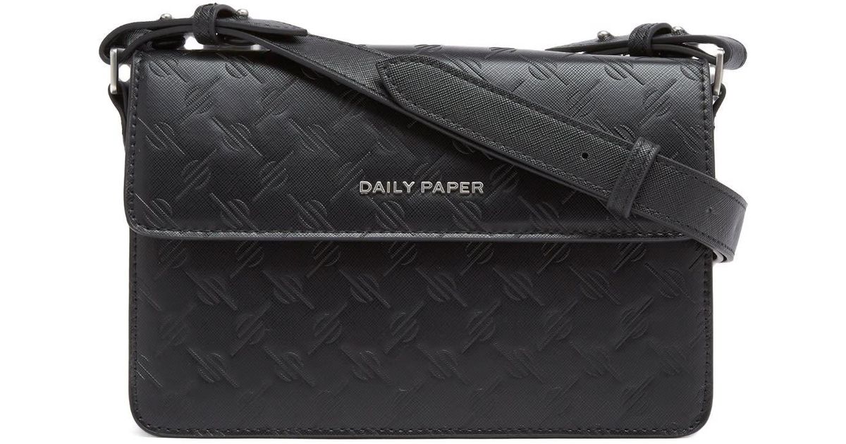 Daily Paper Meru Monogram Bag in Black | Lyst