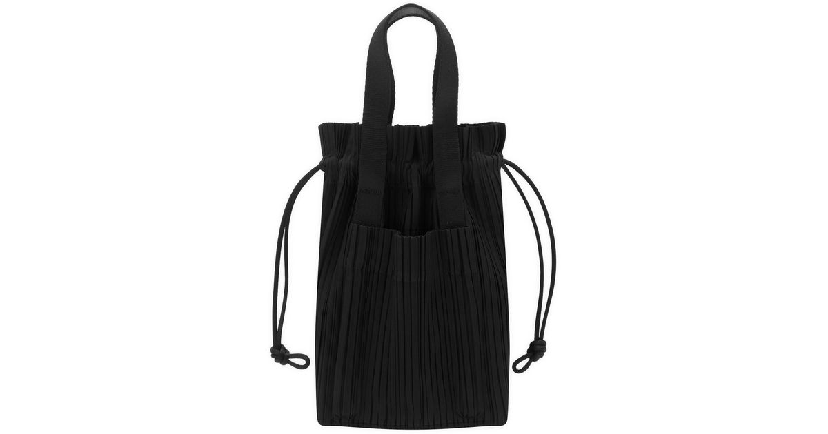 Pleats Please Issey Miyake Bag in Black | Lyst