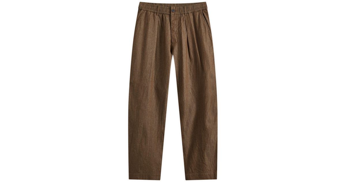 Universal Works Twill Oxford Pant in Brown for Men | Lyst