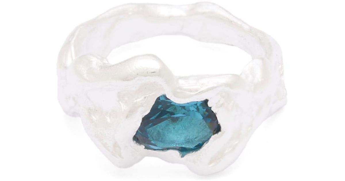 SIMUERO Ola Ring in Blue | Lyst