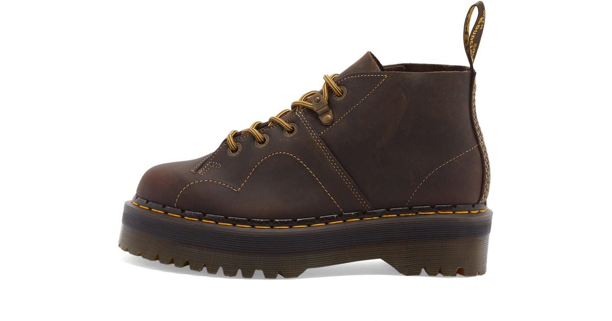 Dr. Martens Church Quad Arc in Brown | Lyst
