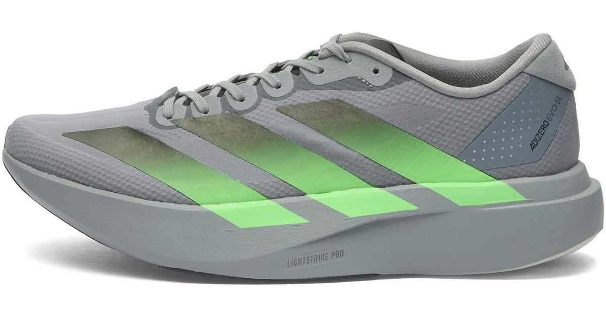 adidas Originals Adidas Adizero Adios Evo Sl Woven Sneaker in Grey for ...