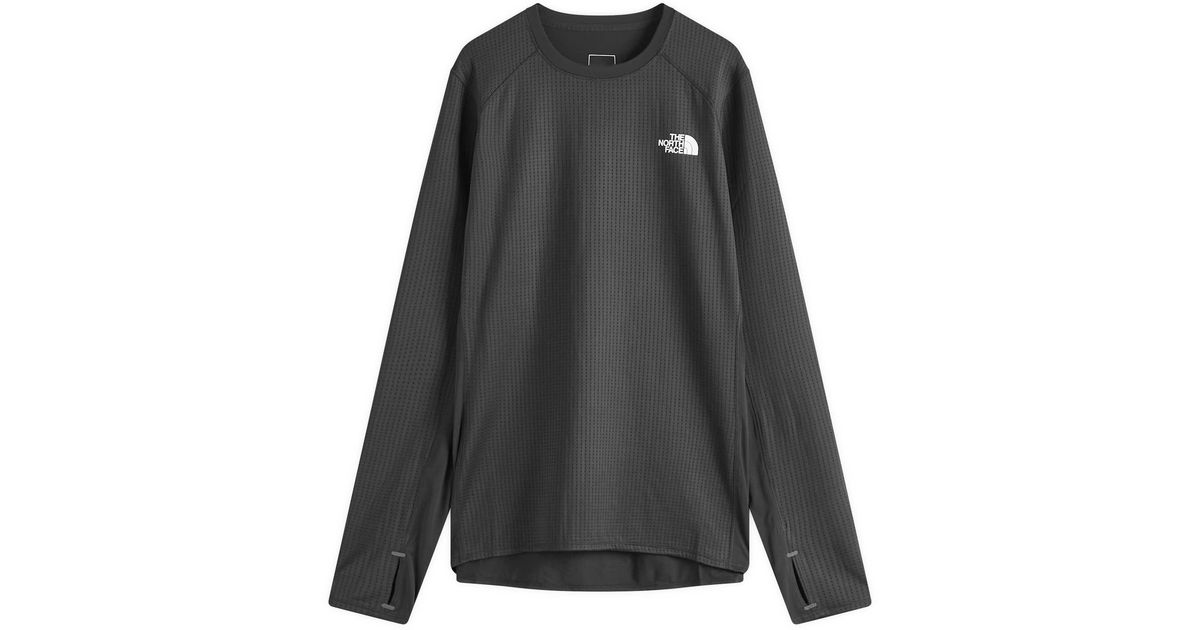 The North Face Summit Series Altimetro Lightweight Crew in Grey for Men ...