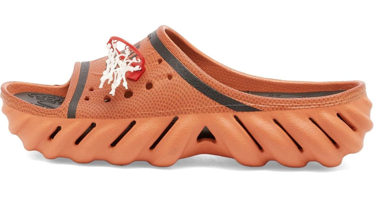 Crocs™ X Nba Echo Slide in Brown for Men | Lyst