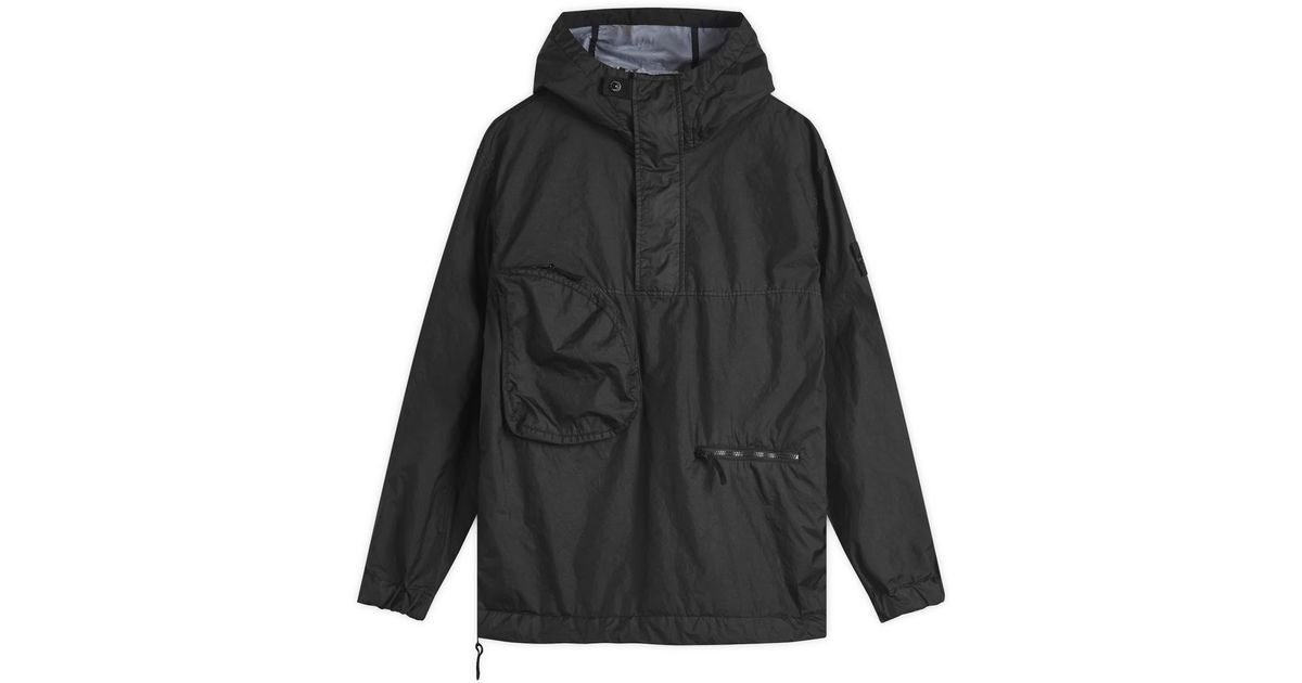Stone Island Membrana 3L Tc Smock in Black for Men | Lyst UK