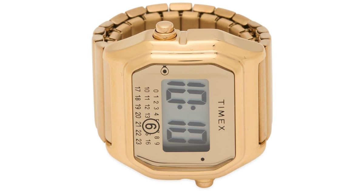 Timex X Mm6 T80-Tone Ring Watch in Metallic | Lyst UK