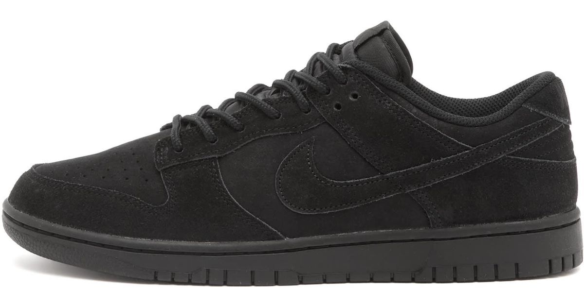Nike Dunk Low Retro Se Nubuck Sneaker in Black for Men | Lyst UK