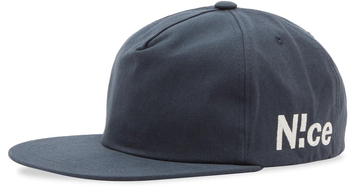 N!CE Side Logo Cap in Blue for Men | Lyst UK