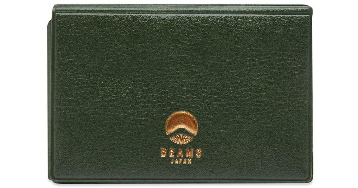 BEAMS Japan X Hightide Card Case in Green | Lyst