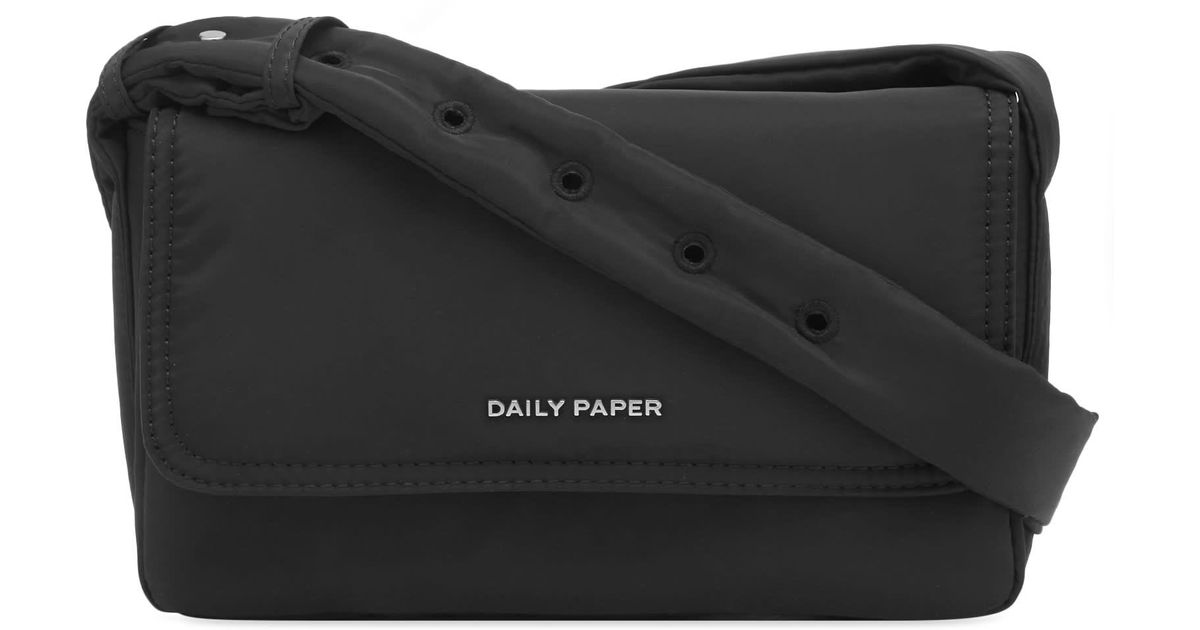 Daily Paper Rana Nylon Bag in Black | Lyst