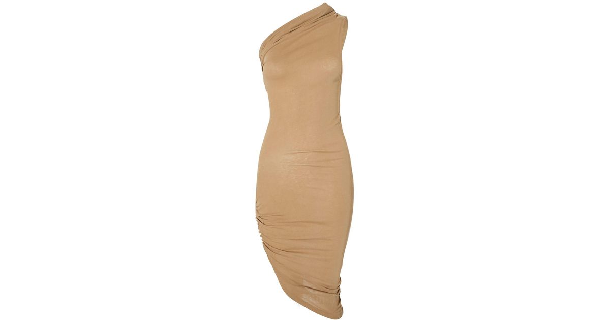 Entire studios Mini Pillar Dress in Brown | Lyst