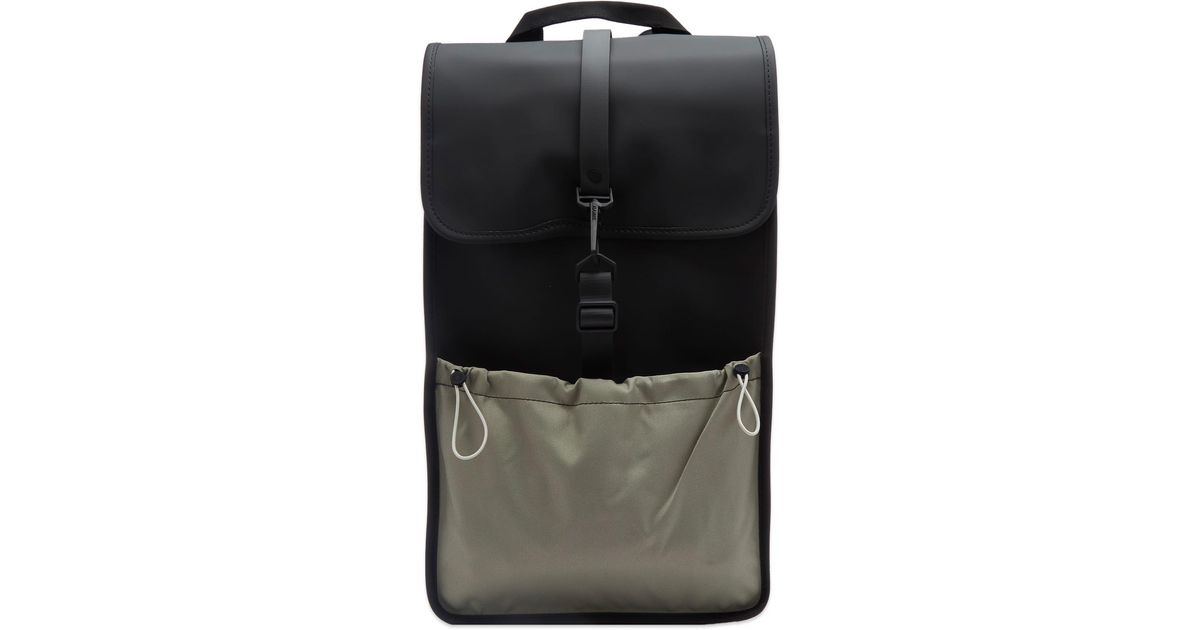 Rains Mix Backpack in Black for Men | Lyst