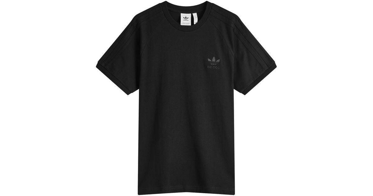 adidas 3-Stripes T-Shirt in Black | Lyst UK