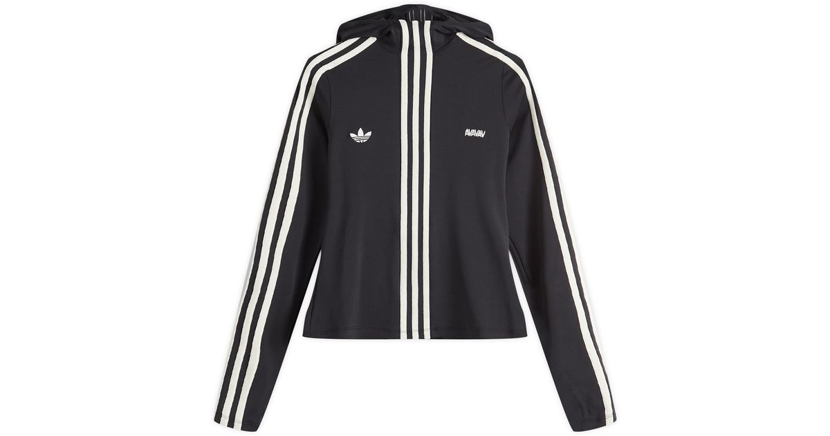 adidas By Avavav Hooded Base Layer in Black | Lyst