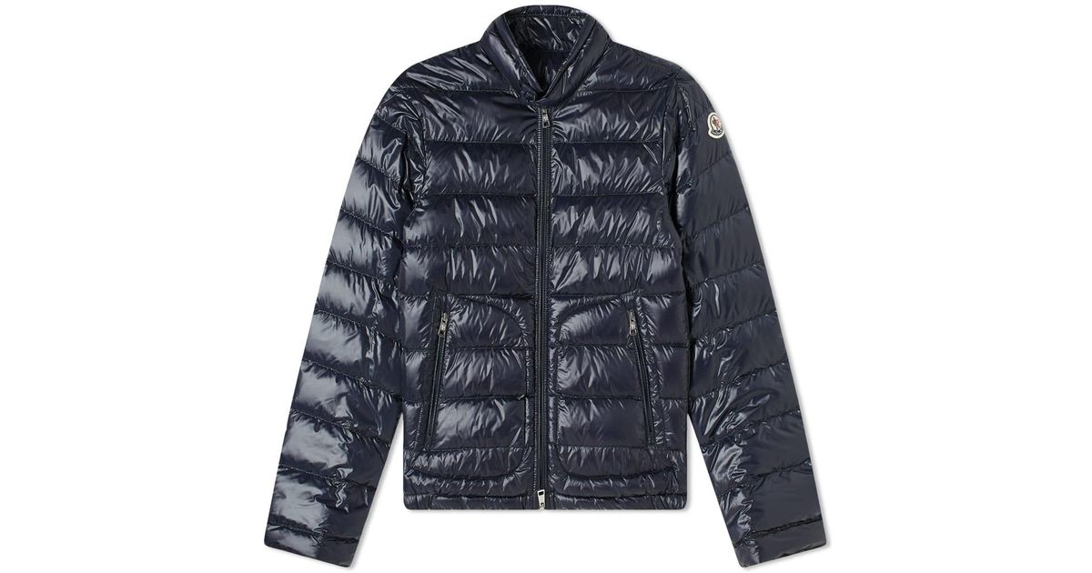 Moncler Goose Acorus Down Jacket in Blue for Men - Lyst