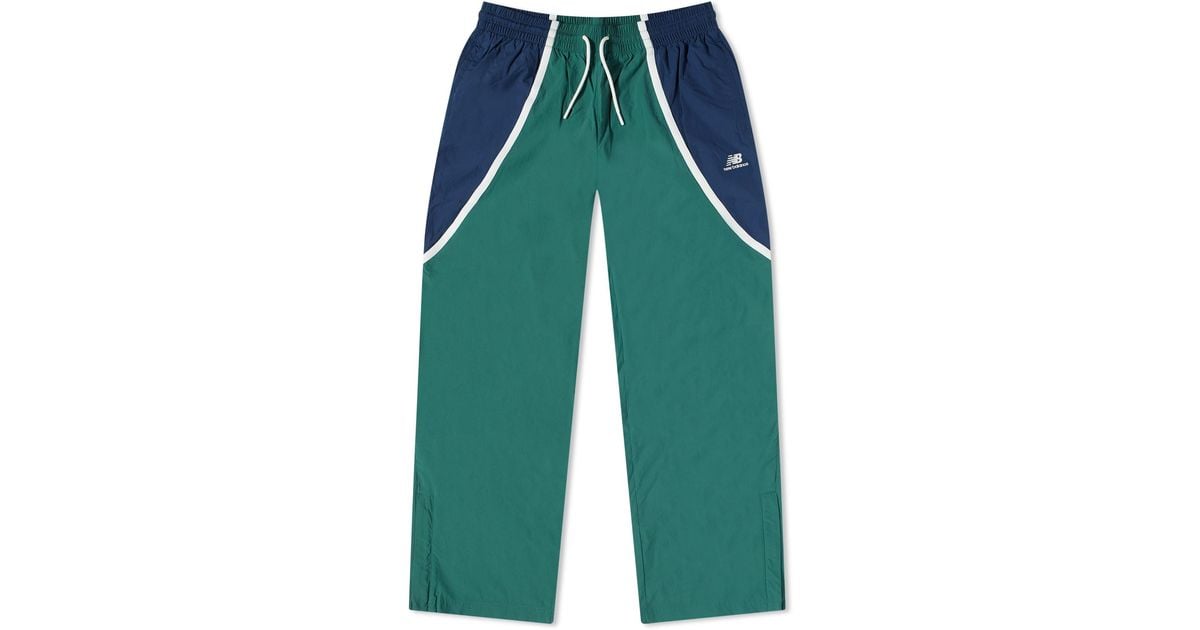 New Balance Hoops Woven Pant in Green for Men | Lyst